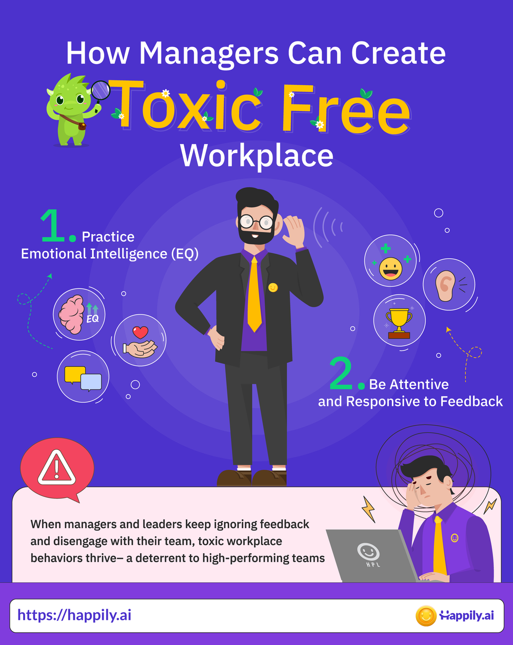 Managers are essential to creating a toxic free workplace